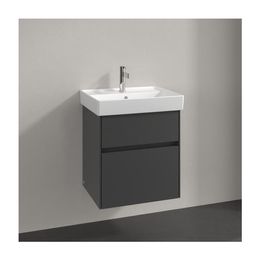 Villeroy & Boch Villeroy und Boch Collaro Waschtischunterschrank C00700VR 51x54,6x41,4cm, Waschbecken mittig, graphite