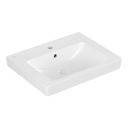 Villeroy & Boch Villeroy & Boch Waschtisch Subway 2.0 7113F501 55 x 44 cm, weiss, mit &Uuml;berlauf und Hahnloch