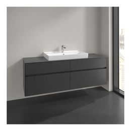 Villeroy & Boch Villeroy und Boch Collaro Waschtischunterschrank C02800VR 160x54,8x50cm, Waschtisch mittig, graphite
