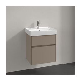 Villeroy & Boch Villeroy und Boch Collaro Waschtischunterschrank C00700VM 51x54,6x41,4cm, Waschbecken mittig, taupe