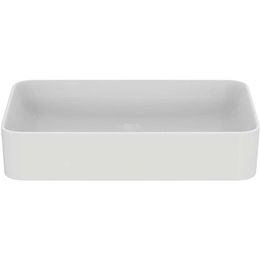 Ideal Standard Conca Aufsatzschale T3698MA ohne Hahnloch und &Uuml;berlauf, eckig 600 x 400 mm, wei&szlig; Ideal Plus