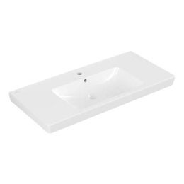 Villeroy & Boch Villeroy & Boch Subway 2.0 Waschtisch 7175A001 100 x 47 cm, weiss, mit Hahnloch, mit &Uuml;berlauf