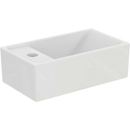 Ideal Standard Eurovit Plus Handwaschbecken E2134AA mit Idealstream Paket, Ablage links