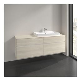 Villeroy & Boch Villeroy und Boch Collaro Waschtischunterschrank C02700AA 160x54,8x50cm, Waschtisch rechts, white oak