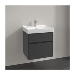 Villeroy & Boch Villeroy und Boch Collaro Waschtischunterschrank C00800VR 55,4x54,6x44,4cm, Waschbecken mittig, graphite