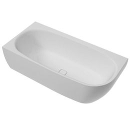 Hoesch iSENSI Eck-Badewanne 3971.010 160x75cm, linke Ausf&uuml;hrung, 134 l, &Uuml;berlaufbef&uuml;llung, wei&szlig;