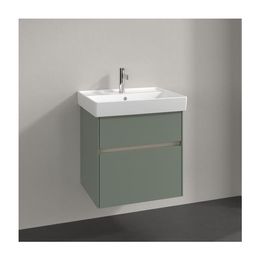 Villeroy & Boch Villeroy und Boch Collaro Waschtischunterschrank C00800AF 55,4x54,6x44,4cm, Waschbecken mittig, soft green