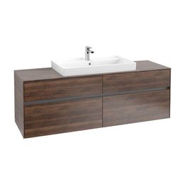 Villeroy & Boch Villeroy & Boch Collaro Waschtischunterschrank C02800VH 160x54,8x50cm, Waschtisch mittig, Arizona Oak