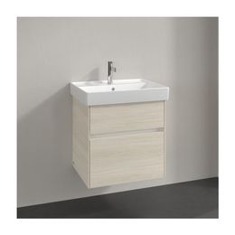 Villeroy & Boch Villeroy und Boch Collaro Waschtischunterschrank C00800AA 55,4x54,6x44,4cm, Waschbecken mittig, white oak