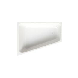 Bette BetteSpace L Badewanne 1132-440PLUS 170x130x42cm, Ecke links, Glasur, snow