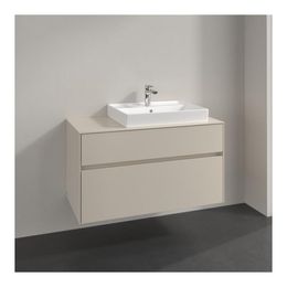 Villeroy & Boch Villeroy und Boch Collaro Waschtischunterschrank C01800VN 100x54,8x50cm, Waschtisch rechts, cashmere grey
