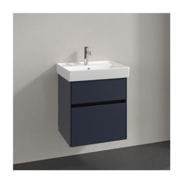 Villeroy & Boch Villeroy und Boch Collaro Waschtischunterschrank C00700VQ 51x54,6x41,4cm, Waschbecken mittig, marine blue