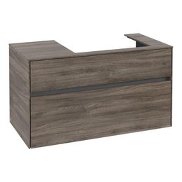 Villeroy & Boch Villeroy und Boch Collaro Waschtischunterschrank C01800RK 100x54,8x50cm, Waschtisch rechts, Stone Oak