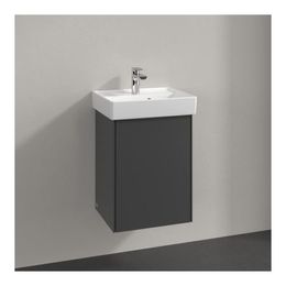 Villeroy & Boch Villeroy und Boch Collaro Waschtischunterschrank C00501VR 41x54,6x34,4cm, Waschbecken mittig, Anschlag rechts, graphite