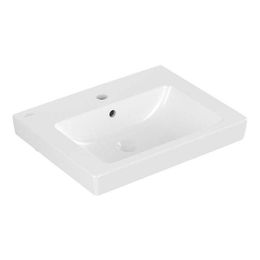 Villeroy & Boch Villeroy & Boch Waschtisch Subway 2.0 7113F5R1 55 x 44 cm, weiss Ceramicplus, mit &Uuml;berlauf
