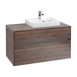 Villeroy & Boch Villeroy & Boch Collaro Waschtischunterschrank C01500VH 100x54,8x50cm, Waschtisch rechts, Arizona Oak