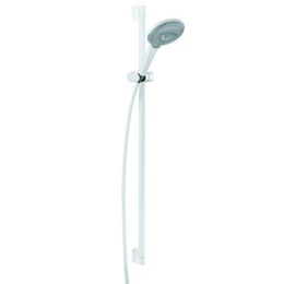 Kludi Freshline Brause-Set 6794091-00 wei&szlig;/chrom, Wandstange 900mm, Gleiter, 3S-Handbrause
