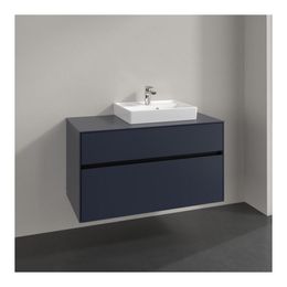 Villeroy & Boch Villeroy und Boch Collaro Waschtischunterschrank C01500VQ 100x54,8x50cm, Waschtisch rechts, marine blue