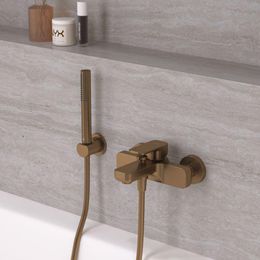Kludi RENON Wannenf&uuml;ll- und Brausearmatur 42691N175 Brushed Bronze PVD