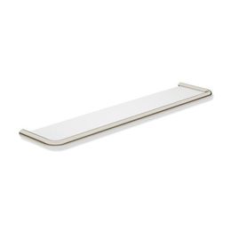 HEWI Serie 480 Ablage 480.03.00070WR mit Glasplatte, PVD beschichtet, nickel geb&uuml;rstet