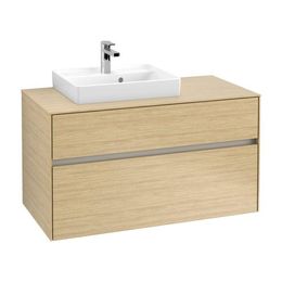 Villeroy & Boch Villeroy & Boch Collaro Waschtischunterschrank C01400VJ 100x54,8x50cm, Waschtisch links, Nordic Oak