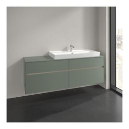 Villeroy & Boch Villeroy und Boch Collaro Waschtischunterschrank C03000AF 160x54,8x50cm, Waschtisch rechts, soft green