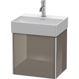 Duravit XSquare Waschtisch-Unterschrank XS4060L8989 43,4x39,7x34cm, T&uuml;r links, Flannel Grey hochglanz