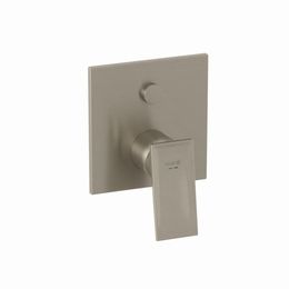 Kludi DECUS Wannenf&uuml;ll- und Brausearmatur 54763N575 Unterputz, eigensicher, Feinbau-Set, Stainless Brushed