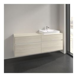 Villeroy & Boch Villeroy und Boch Collaro Waschtischunterschrank C02300AA 160x54,8x50cm, Waschtisch rechts, white oak