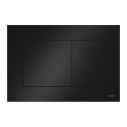 TECEnow Bet&auml;tigungsplatte 9240403 schwarz, Zweimengentechnik