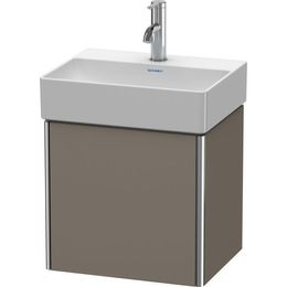 Duravit XSquare Waschtisch-Unterschrank XS4060L9090 43,4x39,7x34cm, T&uuml;r links, Flannel Grey seidenmatt