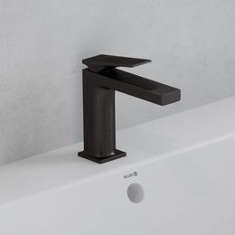 Kludi DECUS Waschtischarmatur 85 542673975 ECO PLUS, mit Push-Open Ablauf, mattschwarz