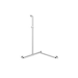 HEWI System 900 Duschhandlauf 900.35.3024092 1250 x 1185 x 765 mm, Brausehalter Anthrazitgrau, Ausf&uuml;hrung rechts