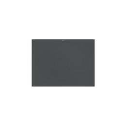 Bette BetteAir Duschfliese 7354-400 1200 x 900 mm, raven, Rechteck, glasierter Titan-Stahl