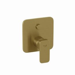 Kludi RENON Wannenf&uuml;ll-Brausearmatur 42759N075 Unterputz, Funktionseinheit, Feinbau-Set Brushed Gold