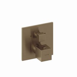 Kludi DECUS Wannenf&uuml;ll- und Brause- Thermostatarmatur 54810N175 Unterputz, eigensicher,Feinbau-Set Brushed Bronze