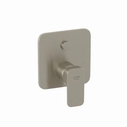 Kludi RENON Wannenf&uuml;ll-Brausearmatur 42759N575 Unterputz, mit Funktionseinheit, Feinbau-Set Stainless Brushed nickel