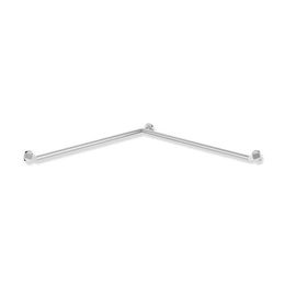 HEWI System 900 Duschhandlauf 900.35.13540 Edelstahl verchromt, 965 x 965 mm, Ausf&uuml;hrung links