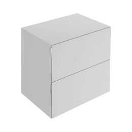 KEUCO Edition 11 Art Sideboard 32542550801 80x70x49cm, 2 Frontausz&uuml;ge, Innenbeleuchtung, Lack seidenmatt, manhattan