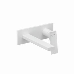 Kludi DECUS 2-Loch-Wandarmatur 542445375 210 mm, Feinbau-Set, mattwei&szlig;