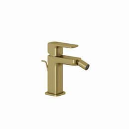 Kludi RENON Bidetarmatur 42216N075 mit Ablaufgarnitur Brushed Gold (18) PVD