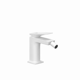 Kludi DECUS Bidetarmatur 542175375 mit Ablaufgarnitur mattwei&szlig;