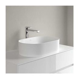Villeroy & Boch Villeroy und Boch Collaro Aufsatzwaschbecken 4A1956R1 ohne &Uuml;berlauf, 56x36cm, wei&szlig; C-plus