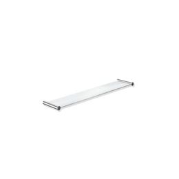 HEWI System 162 Ablage 162.03.100540 Glasplatte, 450 x 122 mm, Halter Metall verchromt