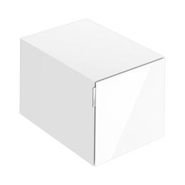 KEUCO Edition 11 Art Sideboard 32541300400 40x35x49cm, 1 Frontauszug, Lack seidenmatt, Glas, wei&szlig;