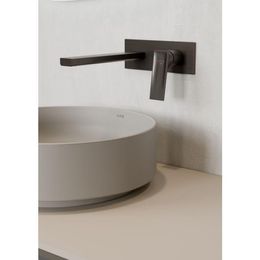 Kludi DECUS 2-Loch-Wandarmatur 54245N275 240 mm, Feinbau-Set Brushed Gunmetal PVD