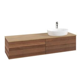 Villeroy & Boch Villeroy & Boch Antao Waschtischunterschrank 1600x360x500mm L27151HM mit Beleuchtung mit Struktur FK/AP: HM/1