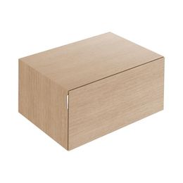 KEUCO Edition 11 Art Sideboard 32541890801 80x35x49cm, 1 Frontauszug, Innenbeleuchtung, Furnier, Eiche hell