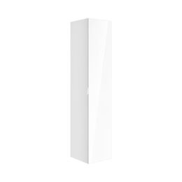 KEUCO Edition 11 Art Hochschrank 32554300401 40x180x36cm, Anschlag rechts, mit Elektrik, Lack seidenmatt, Glas, wei&szlig;