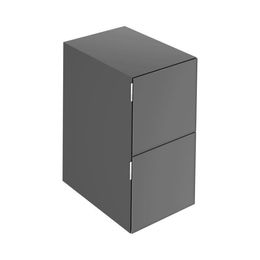 KEUCO Edition 11 Art Sideboard 32542340400 40x70x49cm, 2 Frontausz&uuml;ge, Lack seidenmatt, Glas satiniert, smoke